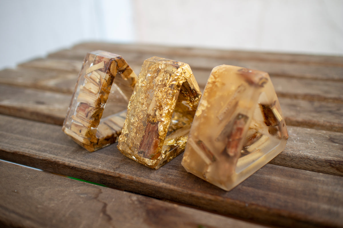 Using wood as casting resin filler – echo echo studio